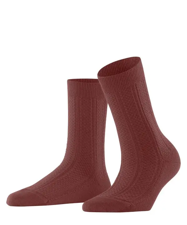 Falke Needlepoint Socks - Red