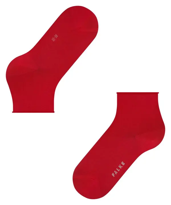 Falke Cotton Touch Ankle Socks - Red