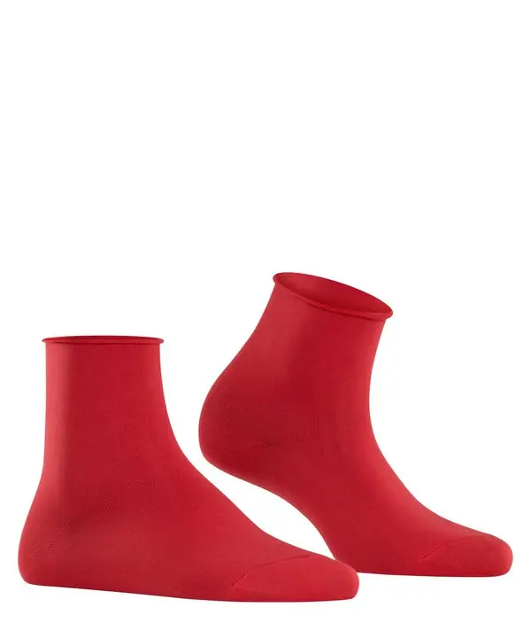 Falke Cotton Touch Ankle Socks - Red