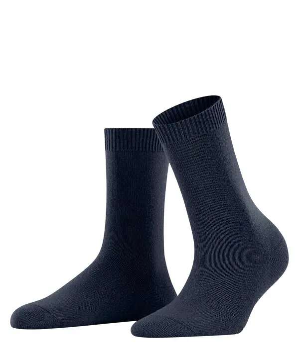 Falke Cosy Wool Crew Socks - Blue