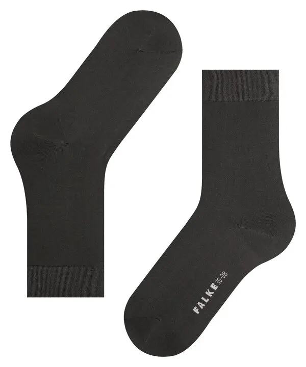 Falke Cotton Touch Crew Socks - Grey