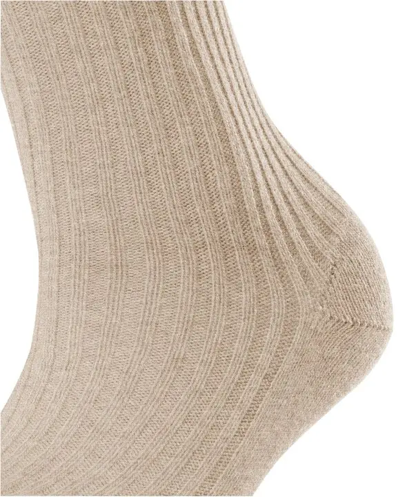 Falke Cosy Wool Boot Socks - Beige