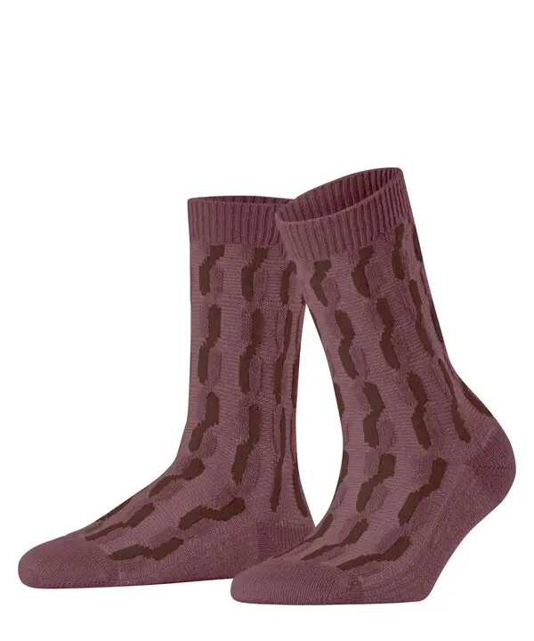 Falke Tress Lock Crew Socks - Red