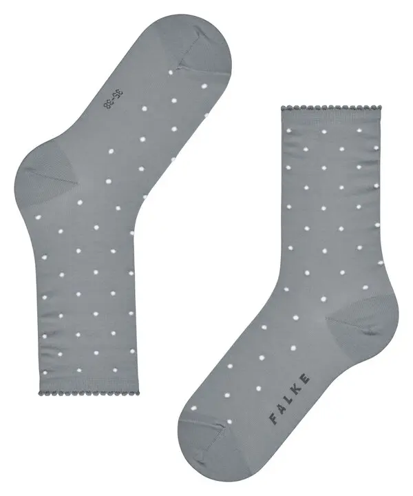 Falke Spike Dot Crew Socks - Grey