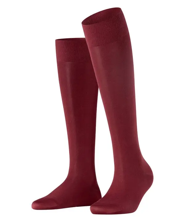 Falke Cotton Touch Knee High Socks - Red