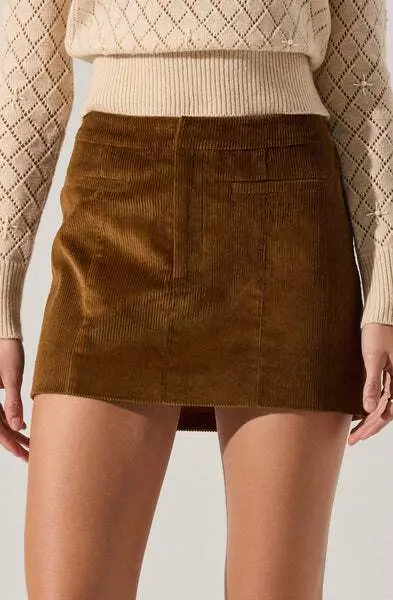 Astr The Label Corduroy Mini Skirt