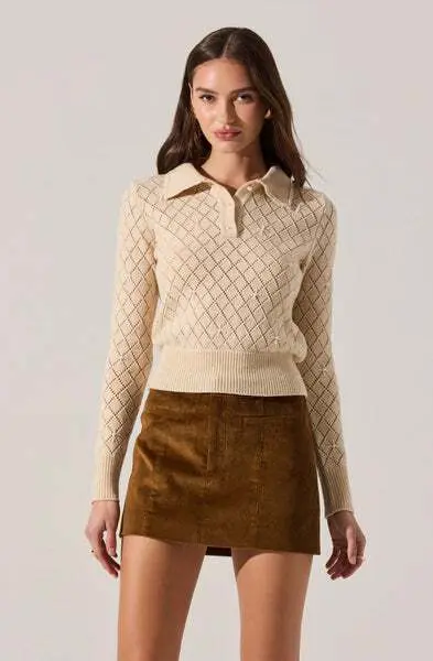 Astr The Label Corduroy Mini Skirt