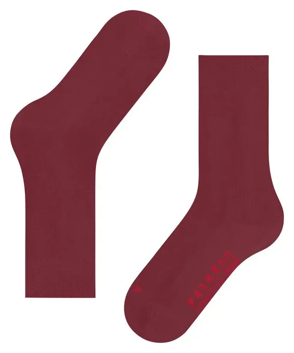 Falke Sensitive London Crew Socks - Red