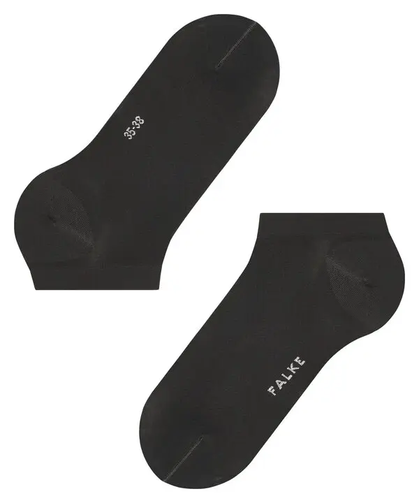 Falke Fine Softness 50 Denier Sneaker Socks - Black