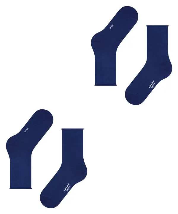 Falke Happy 2-pack Crew Socks - Blue