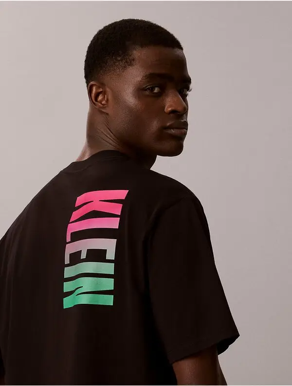 Calvin Klein Pride Bold Logo Relaxed Tee - Black
