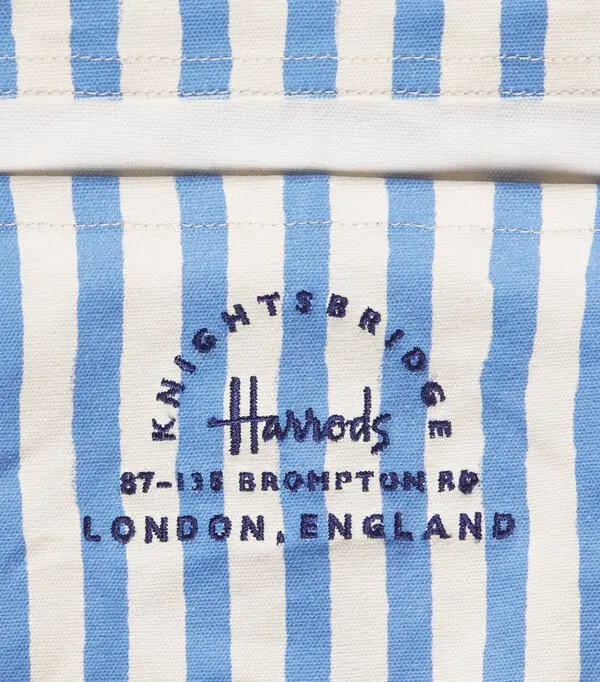 Harrods Cotton Canvas Coffee Tote Bag