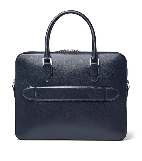 ASPINAL OF LONDON Leather Mount Street Briefcase