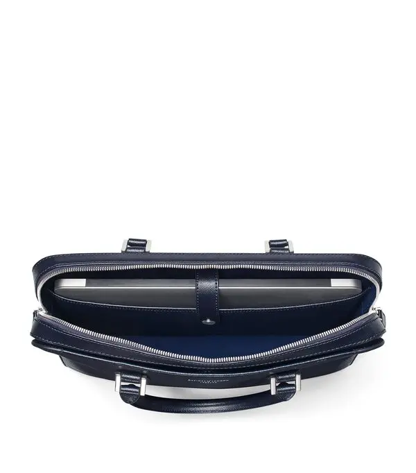 ASPINAL OF LONDON Leather Mount Street Briefcase