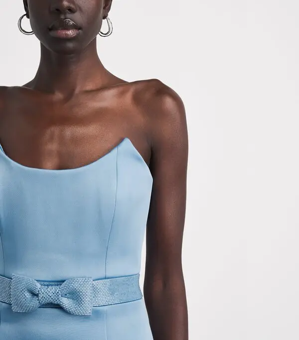 Rebecca Vallance Kai Midi Dress With Bow Detail