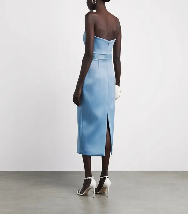 Rebecca Vallance Kai Midi Dress With Bow Detail