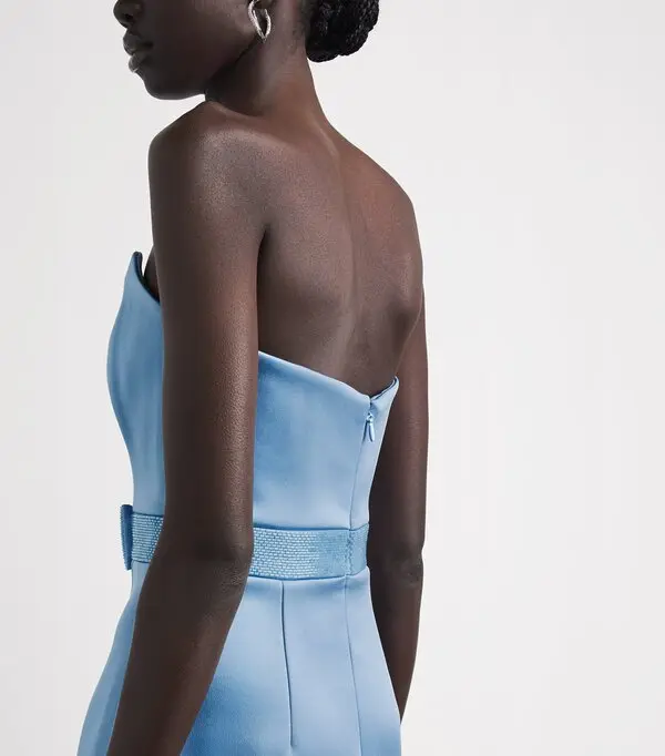 Rebecca Vallance Kai Midi Dress With Bow Detail