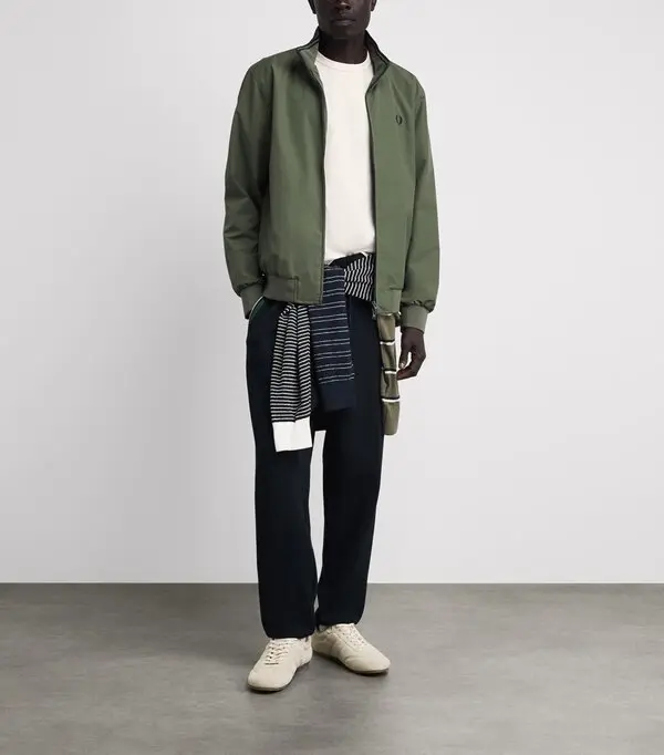 Fred Perry Cotton Contrast-tape Ringer T-shirt - Ivory