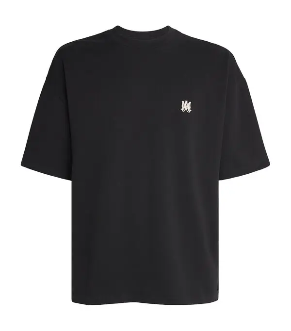 Amiri Cotton Logo Skater T-shirt - Black