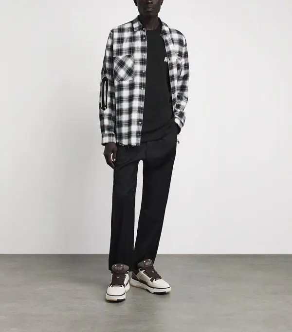 Amiri Cotton Logo Skater T-shirt - Black