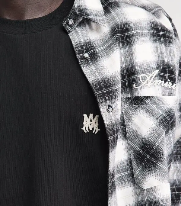 Amiri Cotton Logo Skater T-shirt - Black