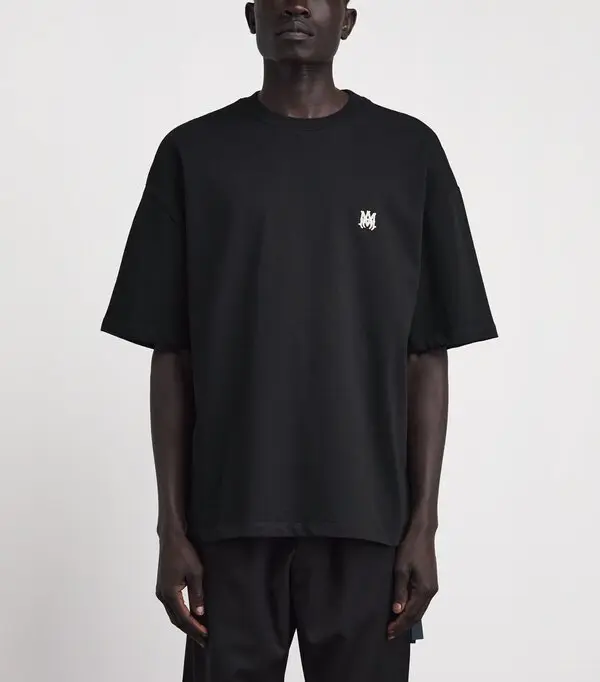 Amiri Cotton Logo Skater T-shirt - Black