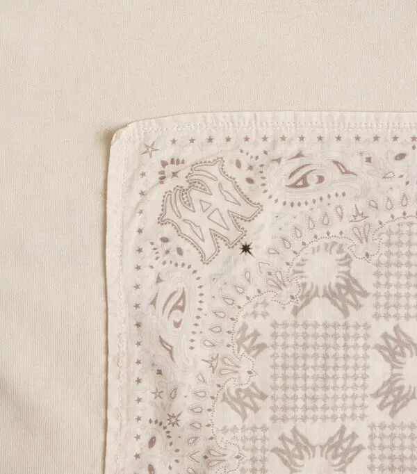 Amiri Cotton Check Patch T-shirt