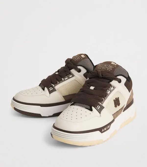 Amiri Ma-1 Leather Sneakers - Brown