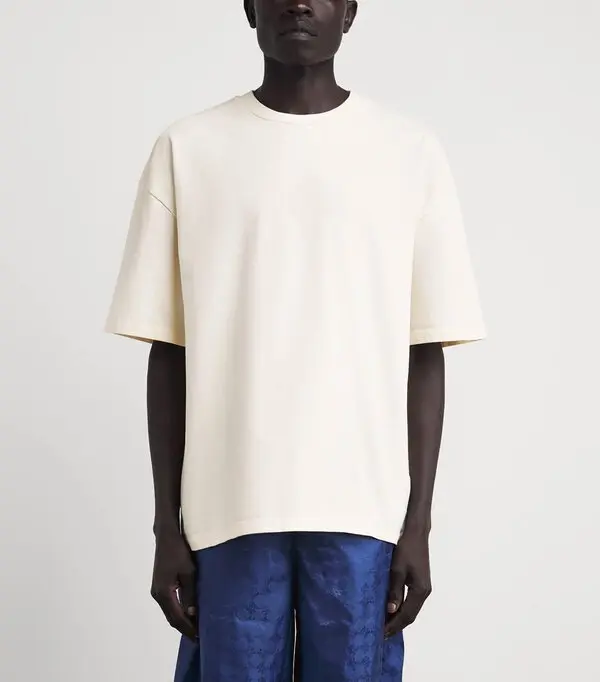 Amiri Cotton Check Patch T-shirt - White
