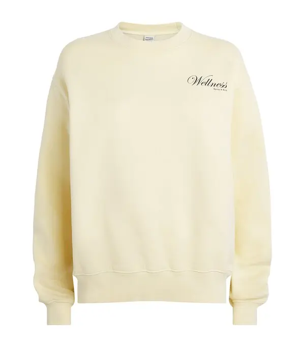 Sporty & Rich Cotton Graphic Sweatshirt