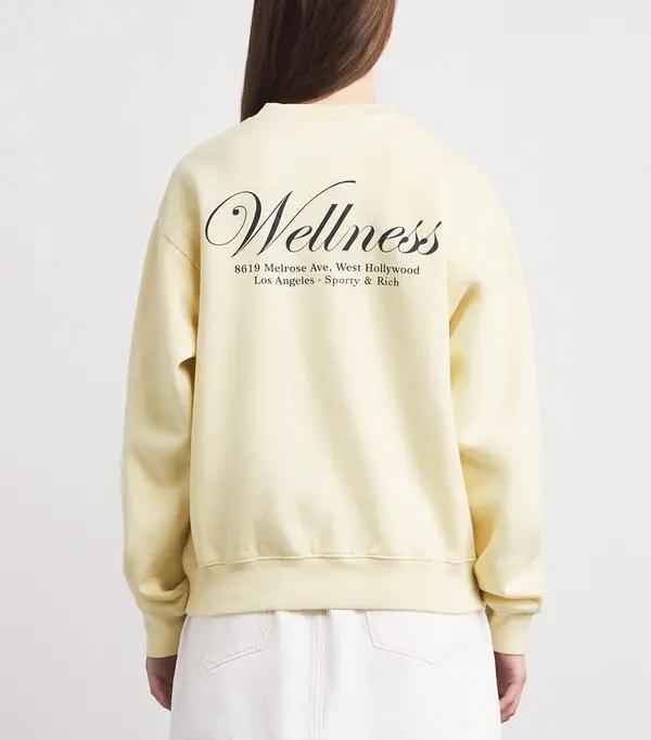 Sporty & Rich Cotton Graphic Sweatshirt