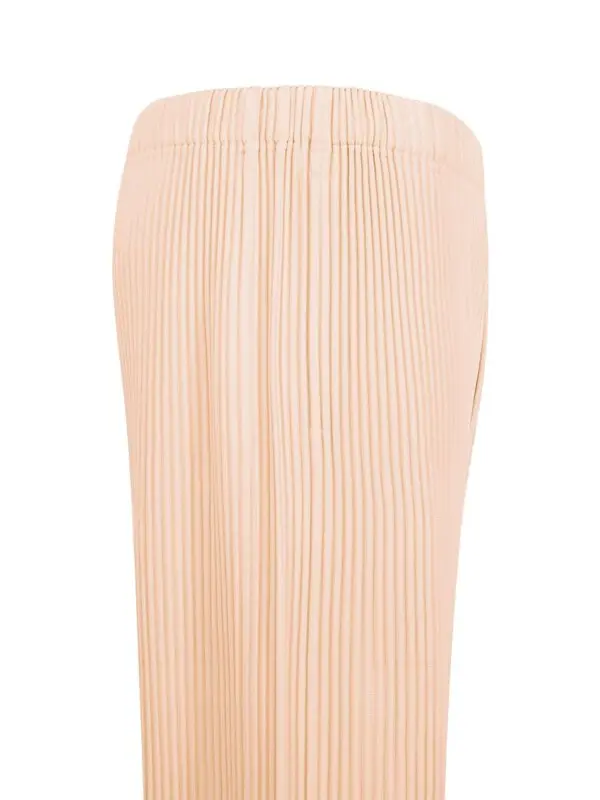 Issey Miyake Pleated Bermuda Shorts - Beige