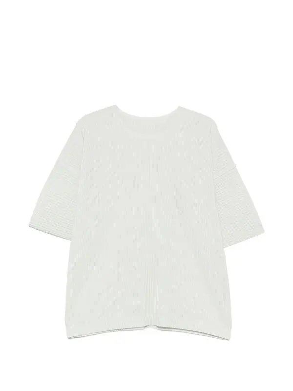 Issey Miyake Pleated Top - Green