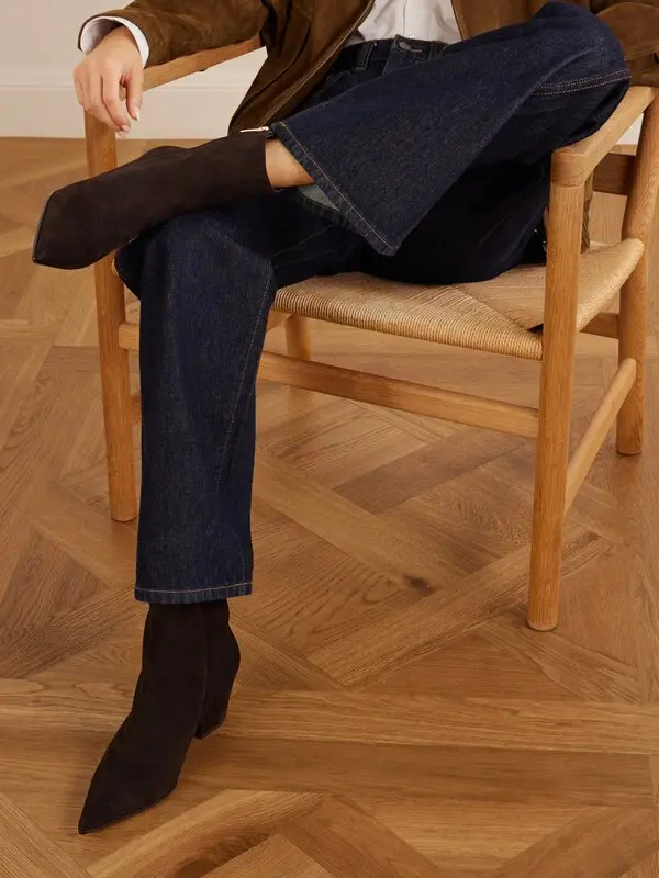 GIANVITO ROSSI Suede Ankle Boots