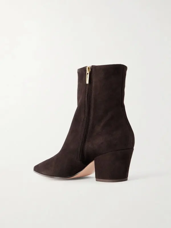 GIANVITO ROSSI Suede Ankle Boots