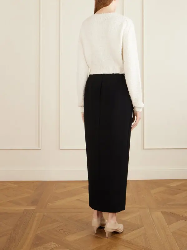 Khaite Paloma Linen-blend Cardigan - White
