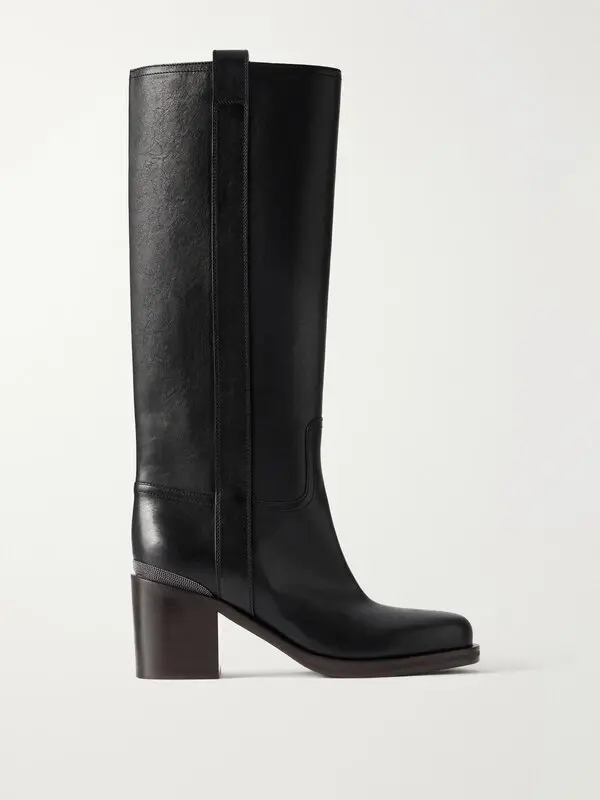 Brunello Cucinelli Leather Knee-high Boots
