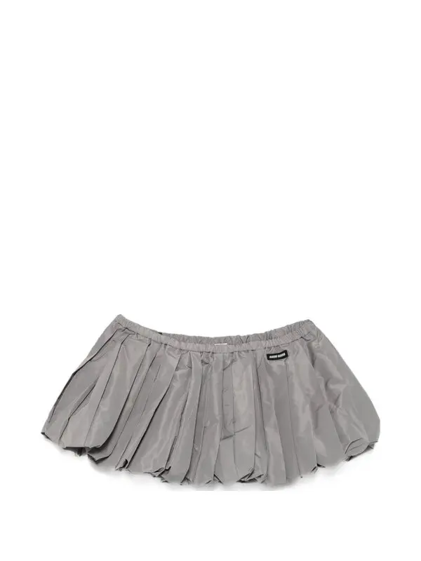 Miu Miu Pleated Puff-ball Skirt - Multicolor