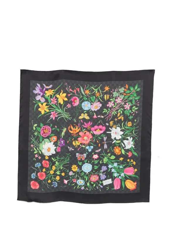 Gucci Flora Silk Foulard - Multicolor