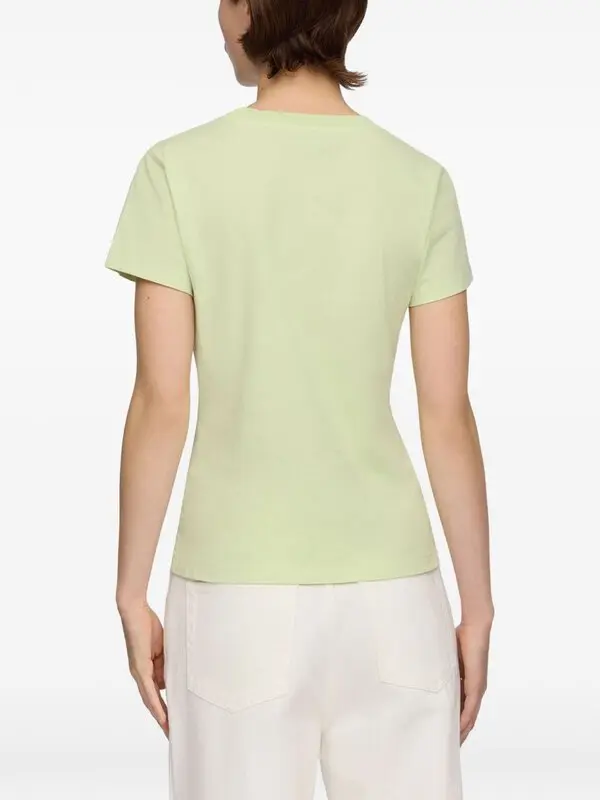 GANNI Printed Cotton T-shirt - Multicolor