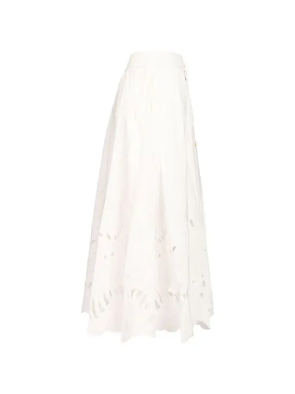 Zimmermann Mahon Cotton Midi Skirt - Multicolor