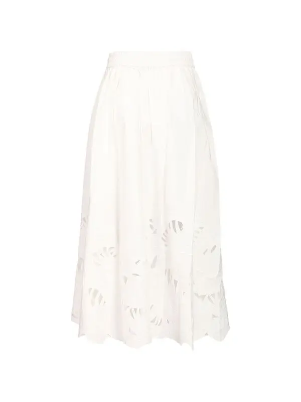 Zimmermann Mahon Cotton Midi Skirt - Multicolor