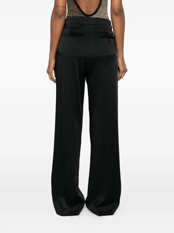 Stella McCartney Pleated Satin Trousers
