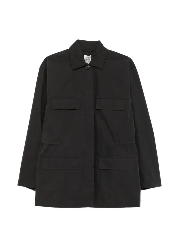 TOTEME Cotton Blend Jacket With Drawstring Waist - Multicolor