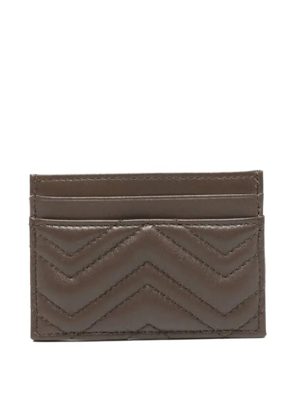 Gucci Gg Marmont Leather Card Case - Multicolor