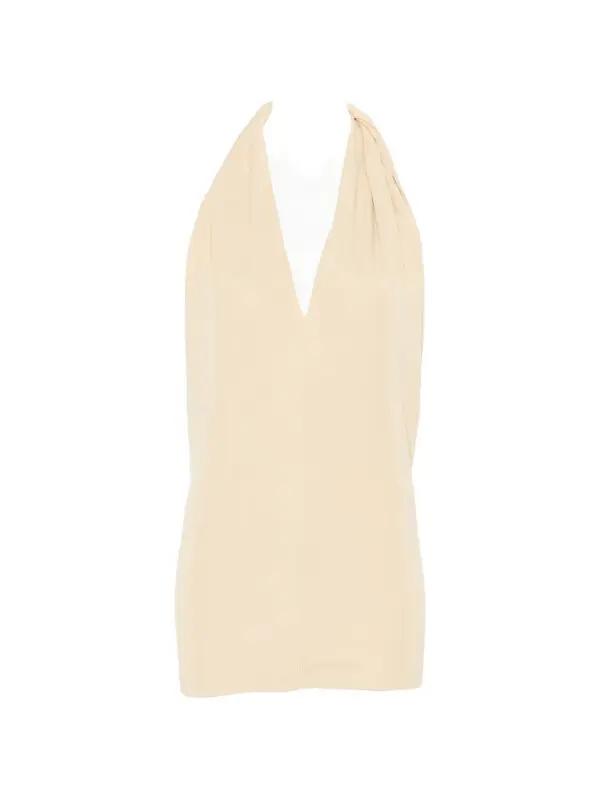 TOTEME Sleeveless Halterneck Top - Multicolor