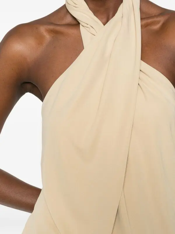 TOTEME Sleeveless Halterneck Top - Multicolor