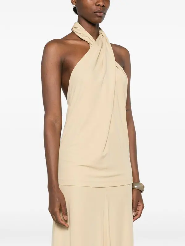 TOTEME Sleeveless Halterneck Top - Multicolor
