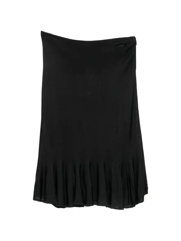TOTEME Fluted Midi Skirt - Multicolor