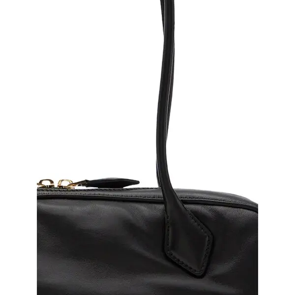 Alaïa Lambskin Top Handle Bag - Black